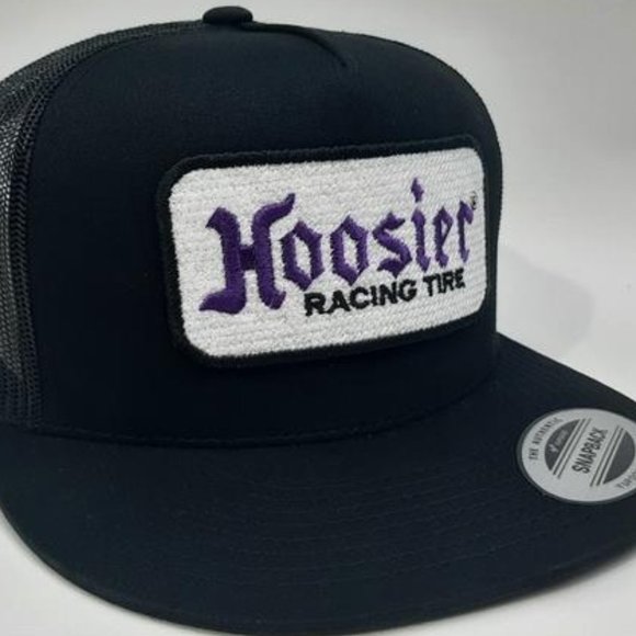 Handmade | Accessories | Hoosier Racing Tires Patch Flat Bill Trucker ...